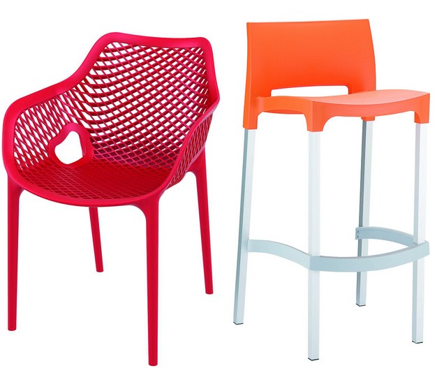 Chaise plastique design - LEPAGE Mobiliers